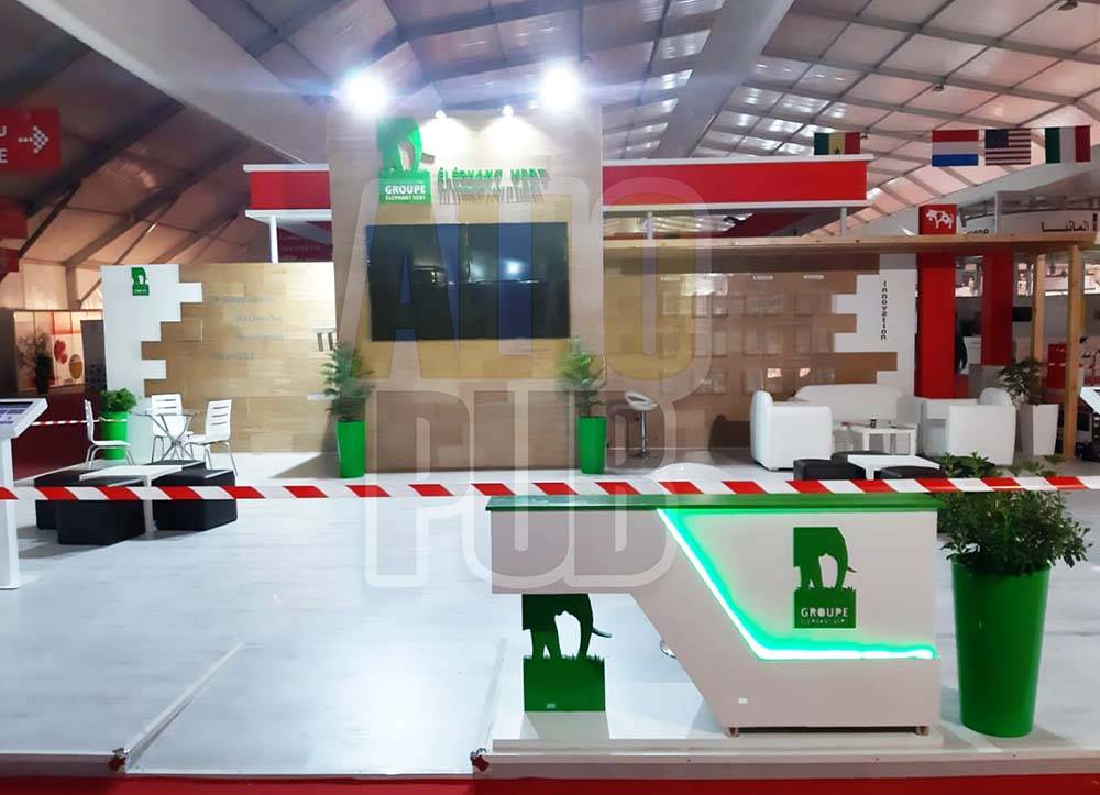 Stand Maroc - Portfolio ÉLÉPHANT VERT
